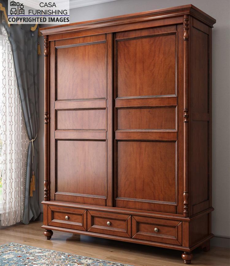Bedroom Wardrobe | Cloth Cupboard | Sheesham Wood | Casa Furnishing