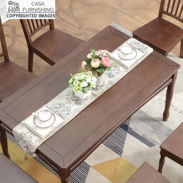 Wooden Dining Table Set in Indian Style | Casa Furnishing