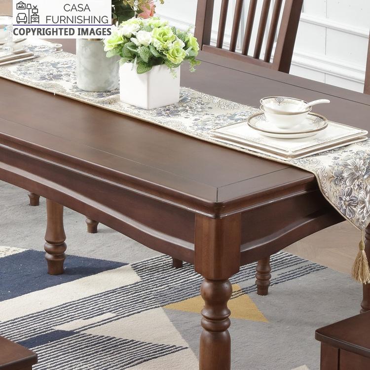 Wooden Dining Table Set in Indian Style | Casa Furnishing