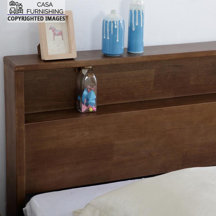 Double Bed Design | Wooden Designer Bed With Sliding Storage | Casa ...