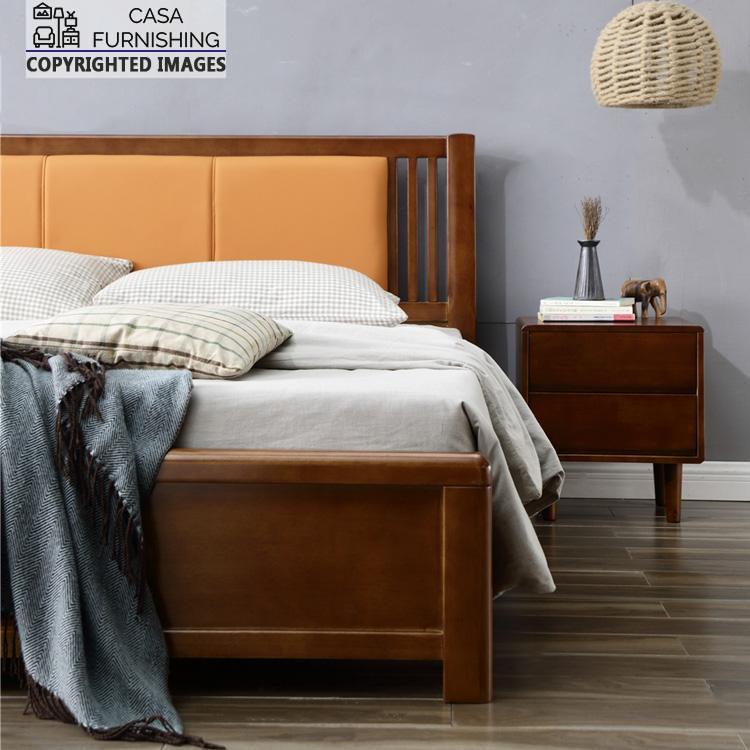 Modern Wood Bed | Wooden Double Bed Design | Casa Furnishing