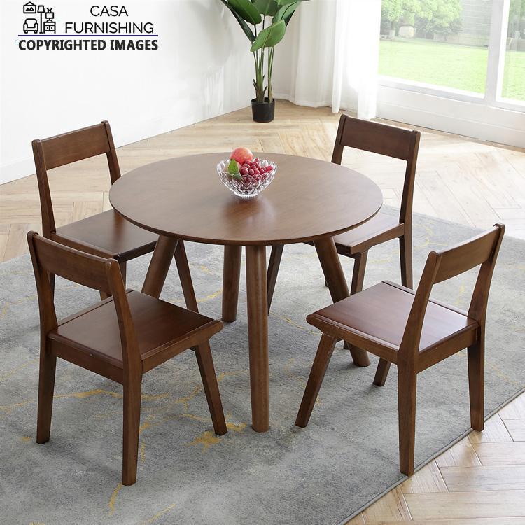 Round Dining Table 4 Seater | Dining Table and Chairs | Casa Furnishing