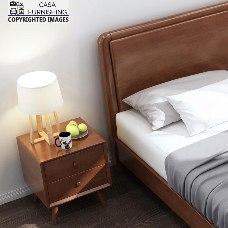 Simple Bed Design | Wooden Bed Frame | Sheesham Wood | Casa Furnishing
