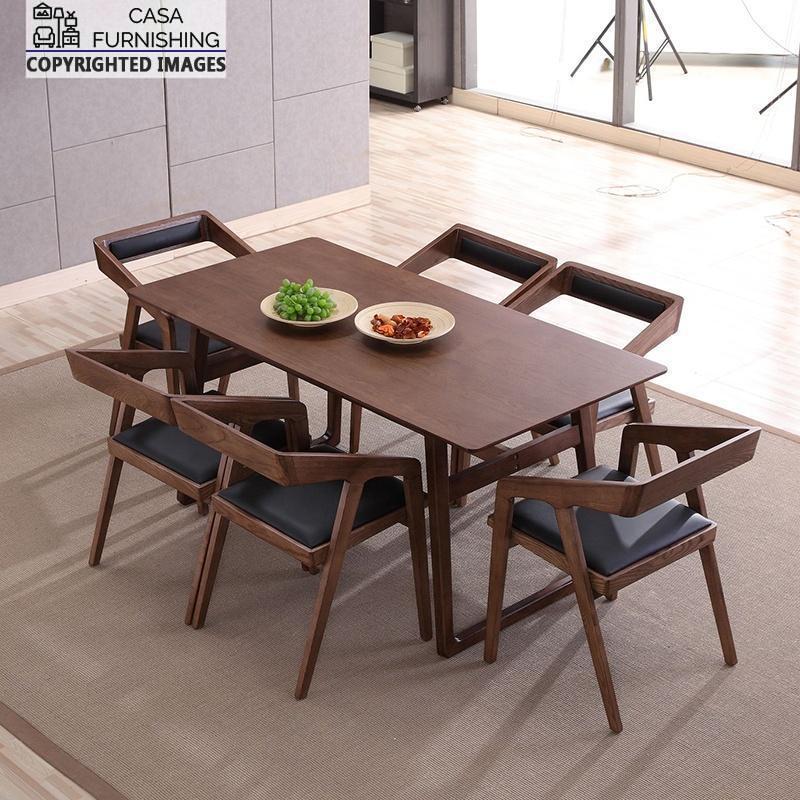 Solid Wood Dining Table Set | Wooden Dining Table and Chair | Casa ...