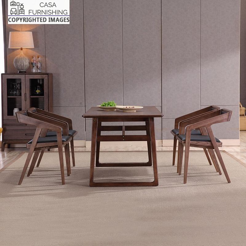 Solid Wood Dining Table Set | Wooden Dining Table and Chair | Casa ...