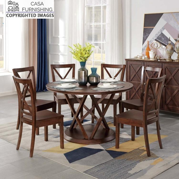 Wooden Dining Table and Chairs | Dining Table Set 6 Seater | Casa ...