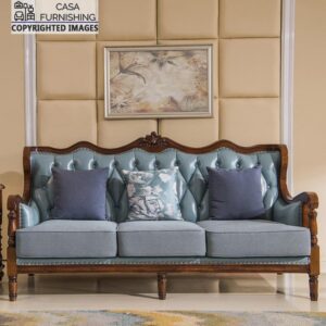 Indian Style Wooden Sofa Set Design | Chaise Lounge Sofa | Casa Furnishing