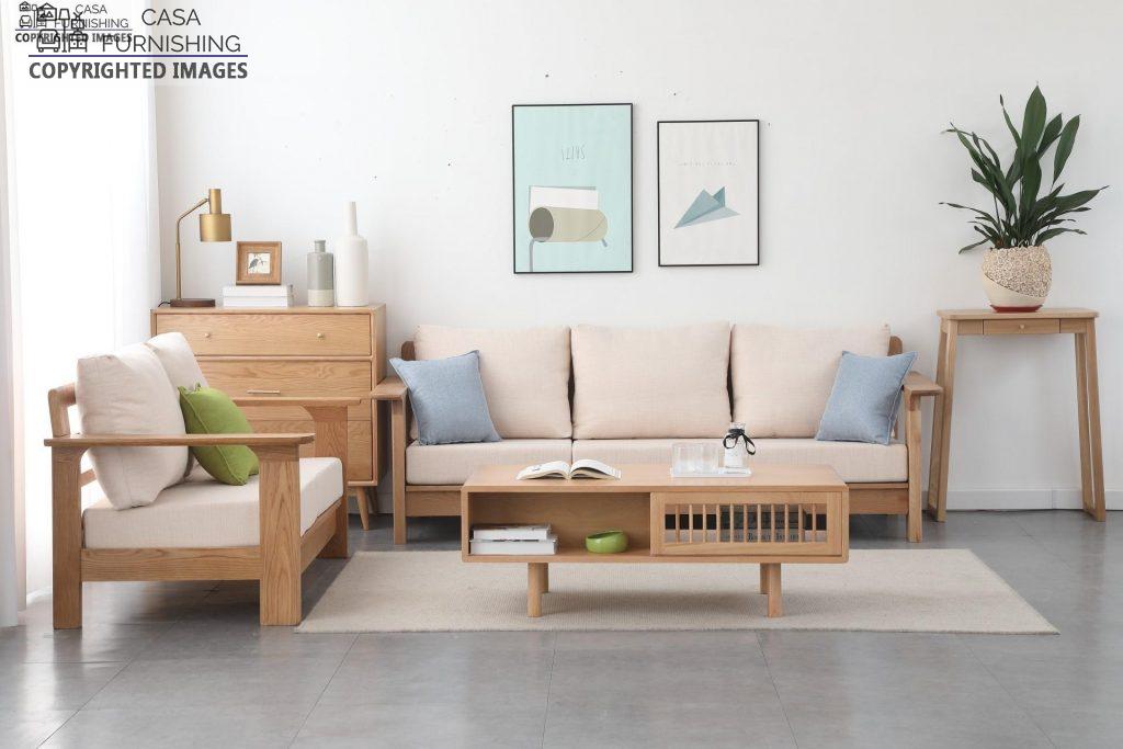 Simple Wooden Sofa Design | Wooden Sofa Set | Casa Furnishing