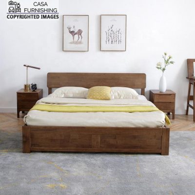 Double Bed Design | Wooden Designer Bed With Sliding Storage | Casa ...