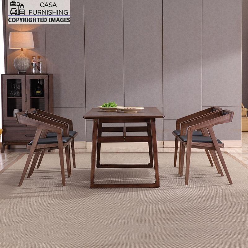 Solid Wood Dining Table Set | Wooden Dining Table and Chair | Casa ...