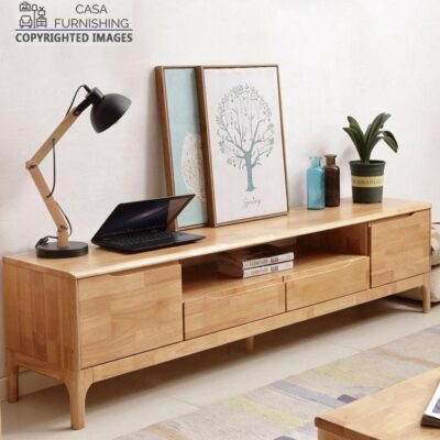 Designer Entertainment Unit with 2 Drawers and 2 doors | Casa Furnishing