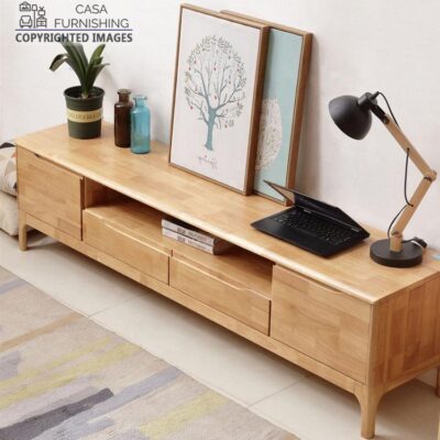 Designer Entertainment Unit with 2 Drawers and 2 doors | Casa Furnishing