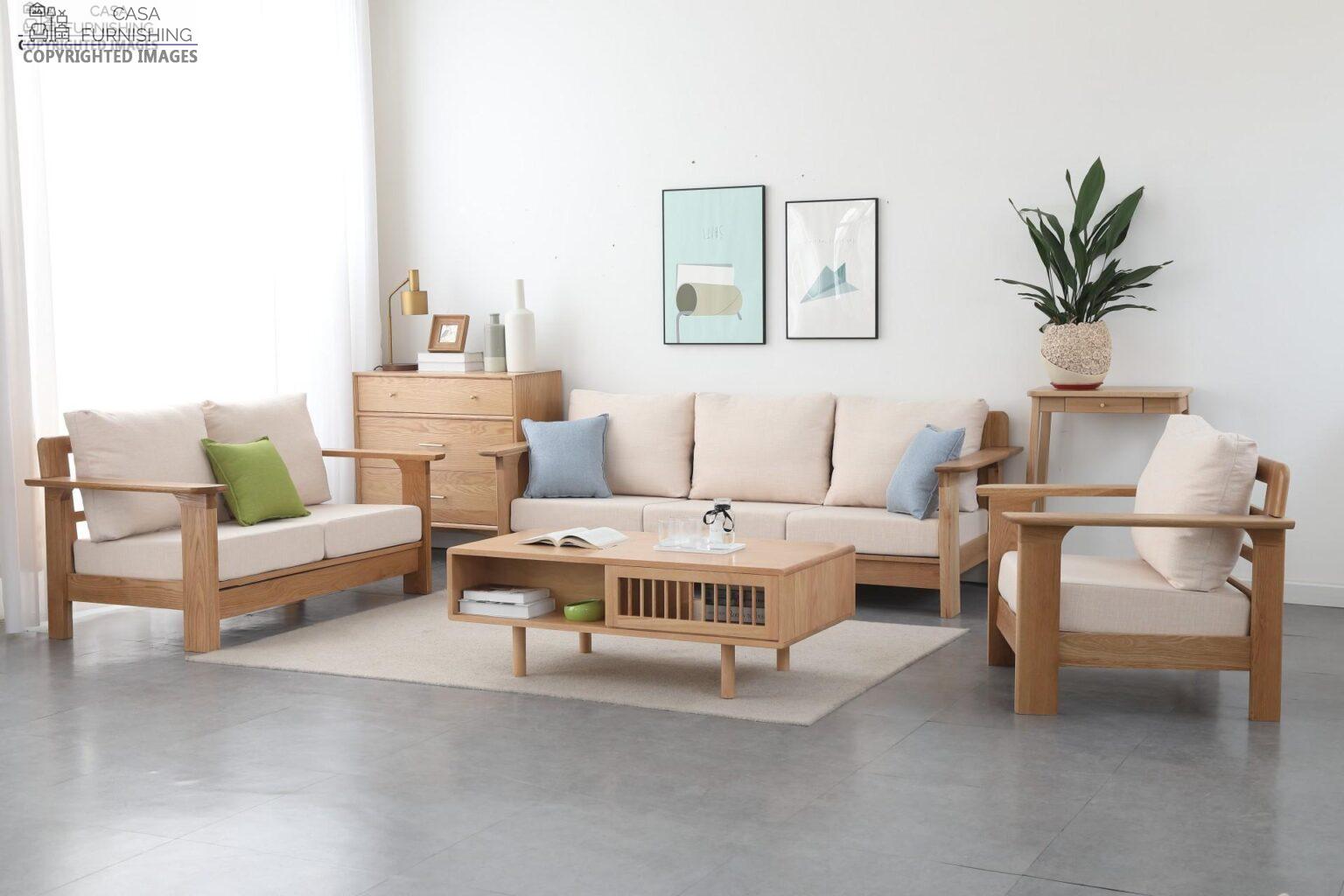 Wooden Sofa Set Design Indian Style Online | Casa Furnishing