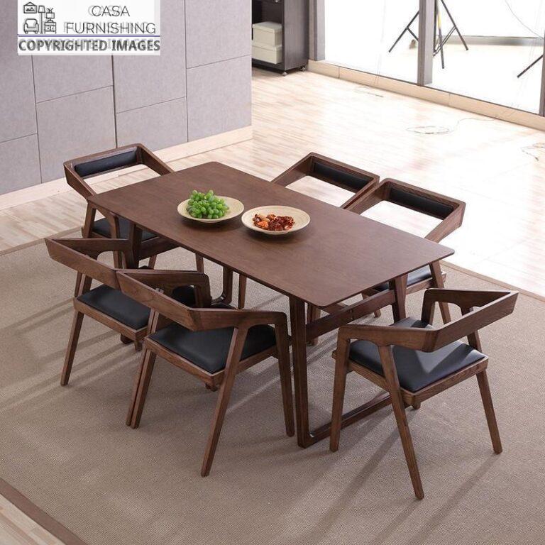 Dining Table Chairs | Round Dining Table Set | Casa Furnishing